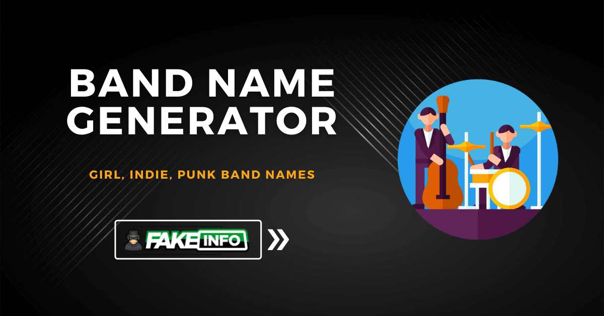 Band Name Generator FakeInfo Net