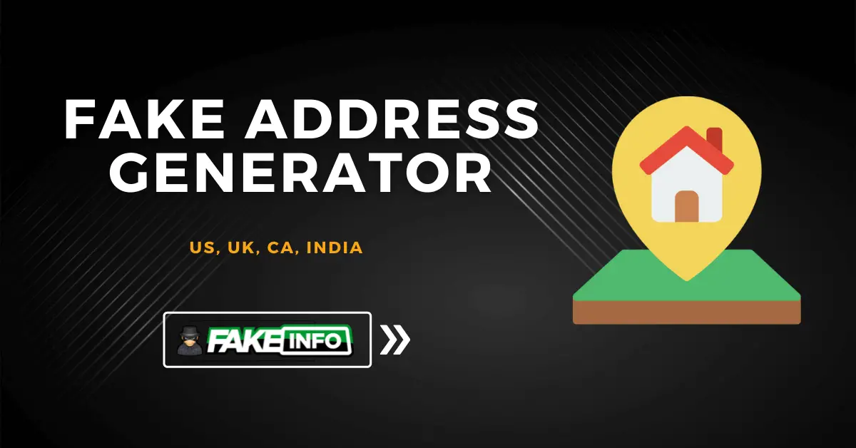 Generate Random Fake Addresses FakeInfo Net