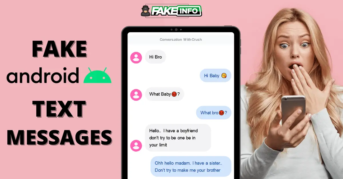 Fake Android Text Message Generator FakeInfo Net