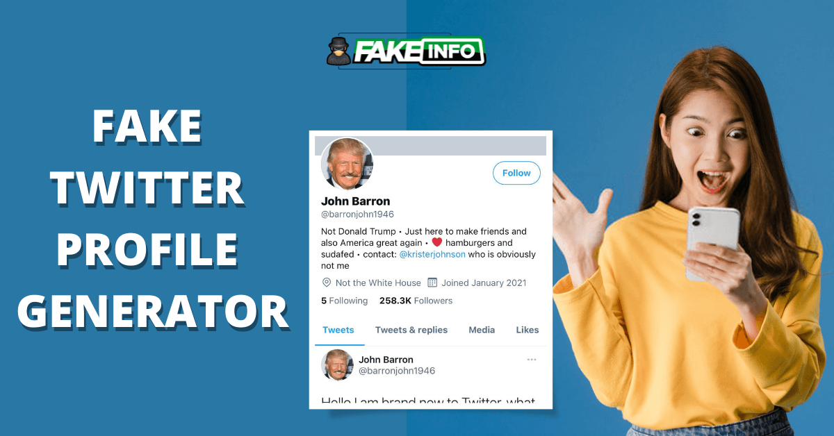 Fake Twitter Profile Generator FakeInfo Net Fake Twitter Profile Generator FakeInfo Net
