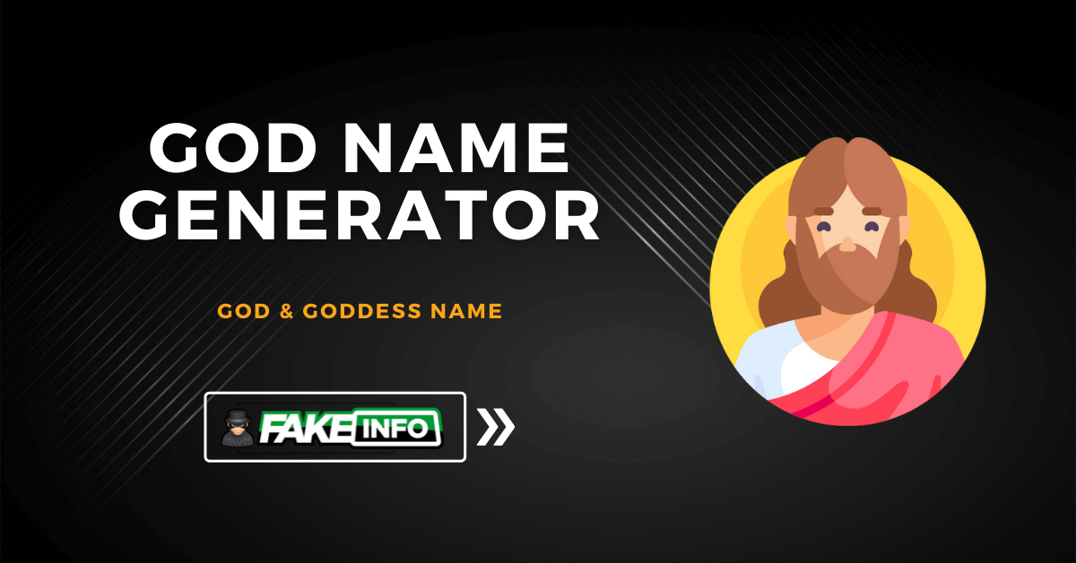 God Name Generator FakeInfo Net